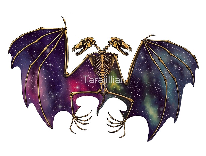 "Bat twins (white background)" by Tarajillian | Redbubble