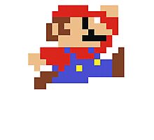 "8-Bit Mario Nintendo Jumping" Stickers by astropop | Redbubble
