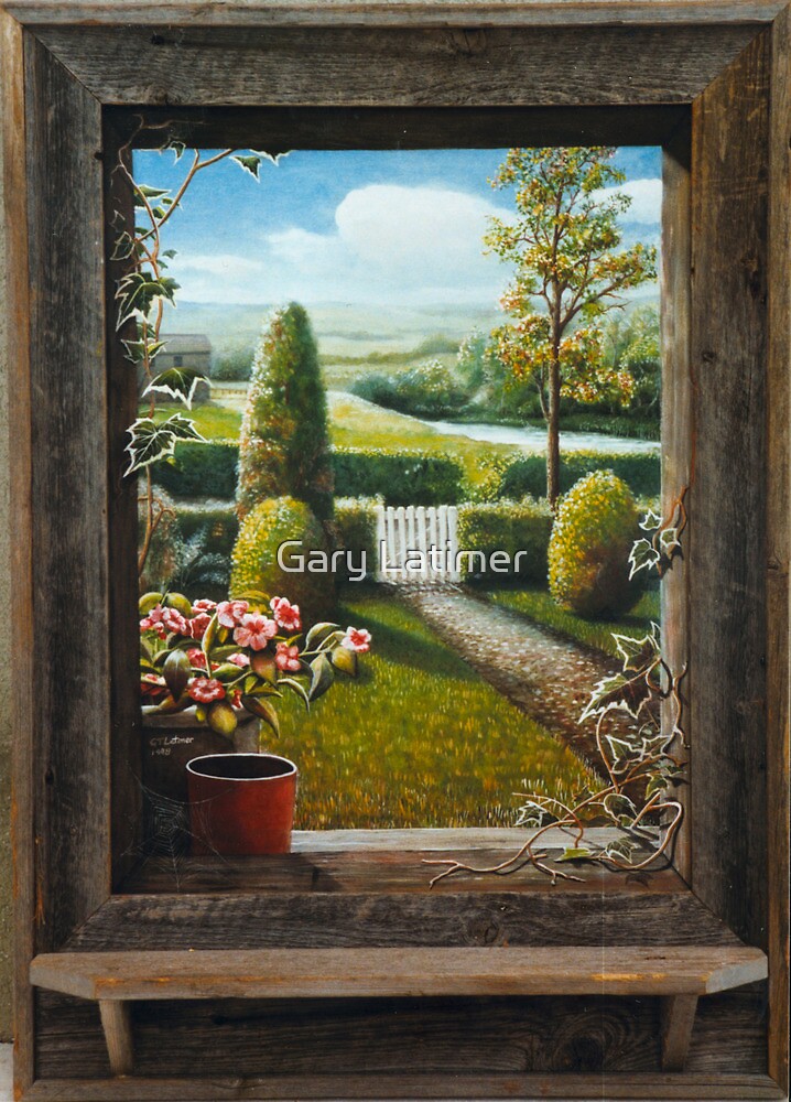 "'White Gate'" by Gary Latimer | Redbubble