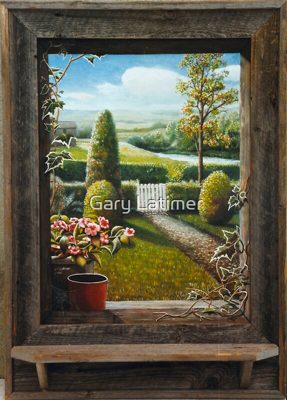 "'White Gate'" by Gary Latimer | Redbubble