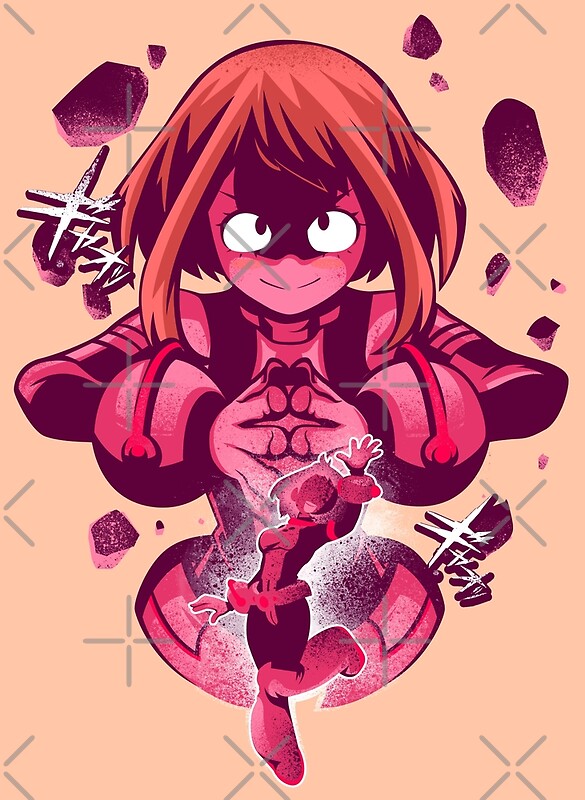 "Hero Uravity - Ochako Uraraka" by Heisenburgerz | Redbubble