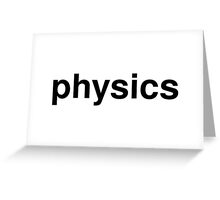 Physics: Greeting Cards | Redbubble