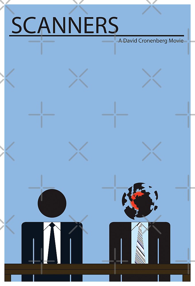 "Scanners Movie Poster (30 Years Old in 2011)" by maclac | Redbubble