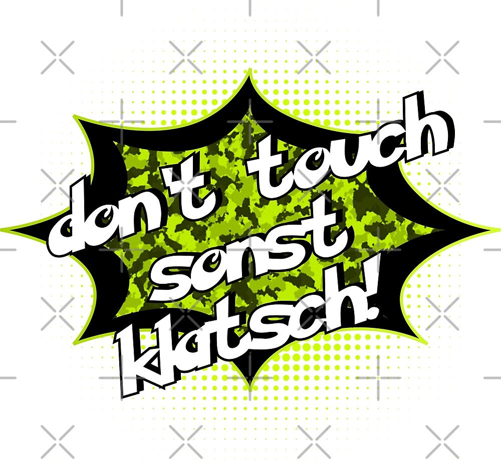 "Do not touch else gossip, funny saying, comic style gift" by ...