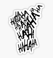 Hahaha Joker Stickers | Redbubble