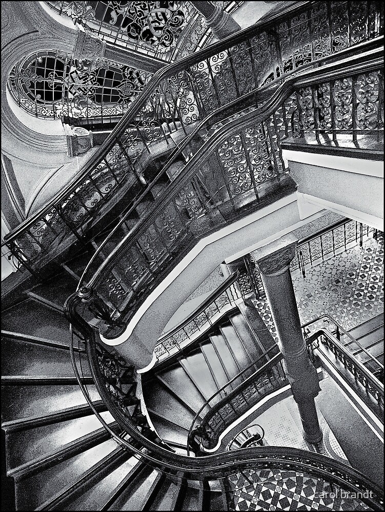 "another escher staircase" by carol brandt | Redbubble
