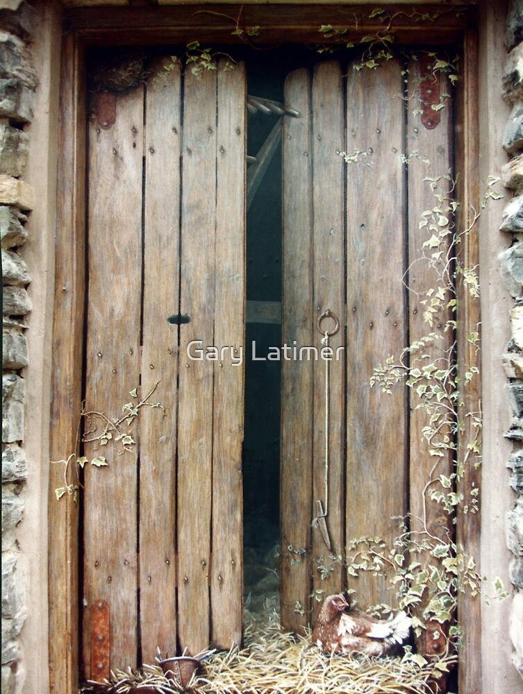 "'Hay-Loft Door' - Exterior Trompe L'oeil Painting" by Gary Latimer ...
