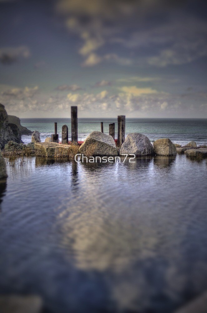 "Pool, Scarlet Hotel, Mawgan Porth, Cornwall" by Chansen72 | Redbubble