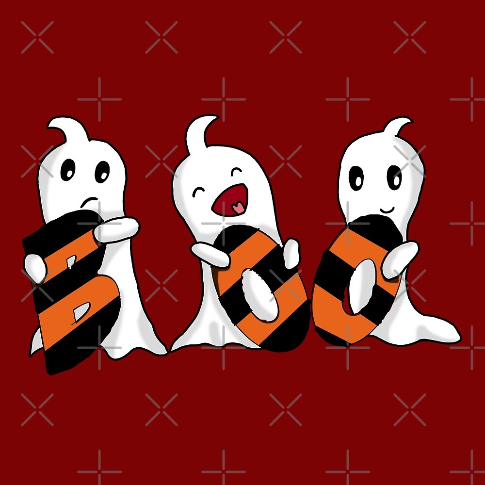 "Boo Ghosts" by Celesten | Redbubble