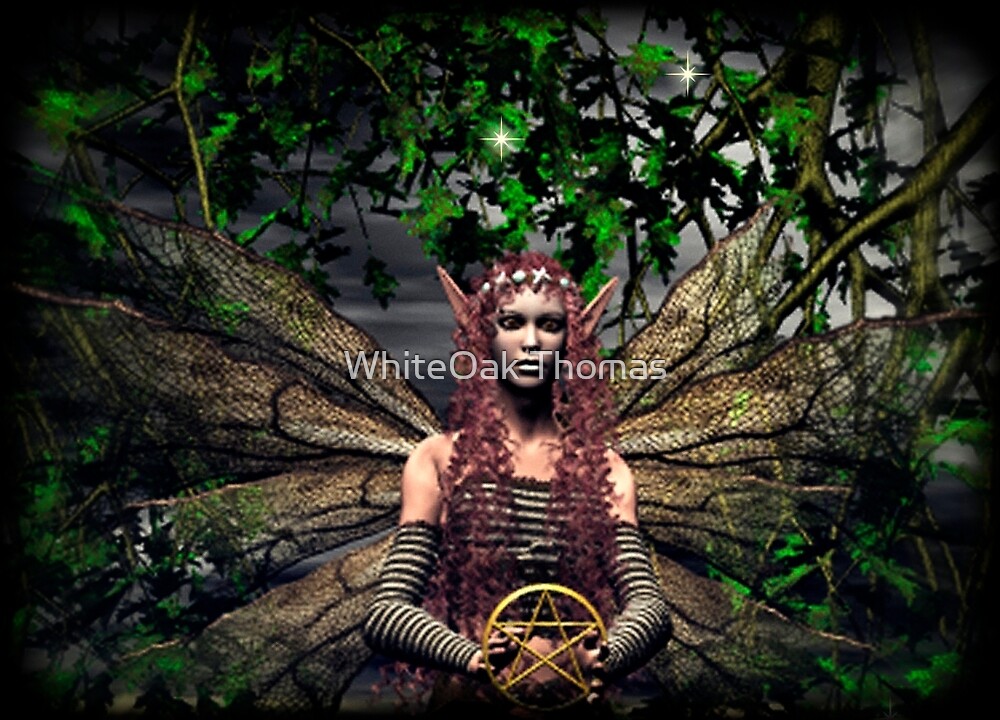 "Maiden Witch Fairy" by WhiteOak Thomas | Redbubble