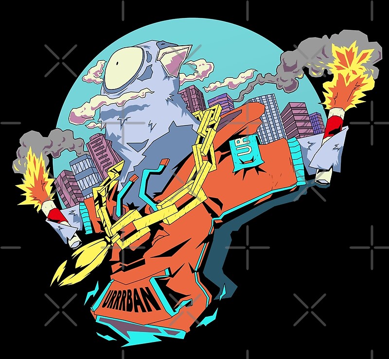 "Huge city dove. Riot monster" by megaspy | Redbubble