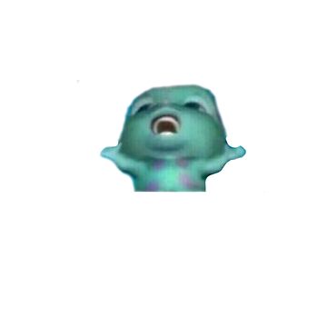 "screaming blue alien" Sticker for Sale by laurajoy16 | Redbubble