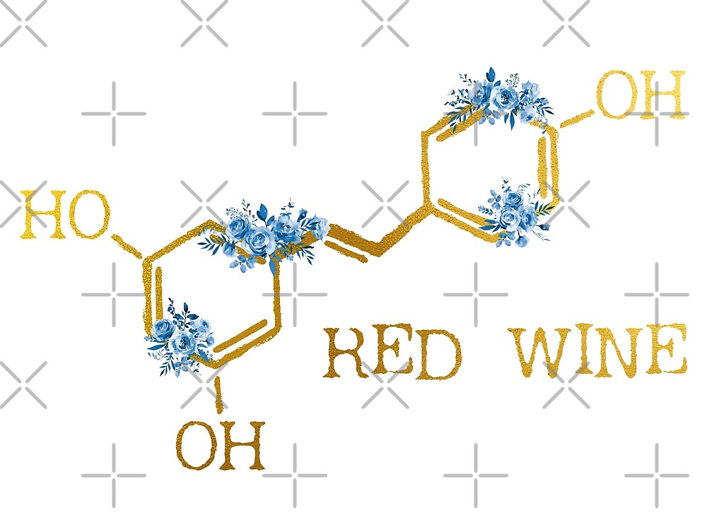 «Molécula de vino tinto» de erzebetth | Redbubble