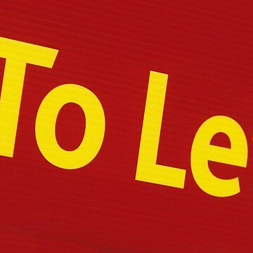 "To let" Sticker for Sale by Singerevita | Redbubble