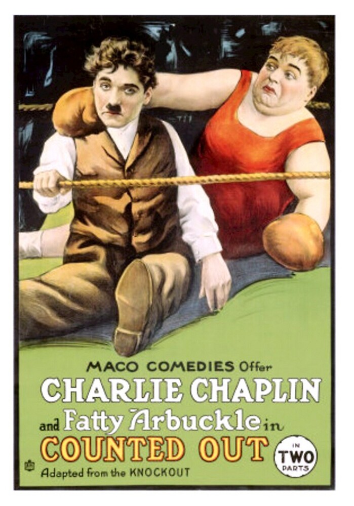 "Vintage Hollywood Nostalgia Counted Out Charlie Chaplin Boxing Film ...