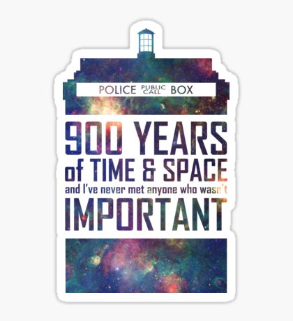 Doctor Who: Sticker | Redbubble