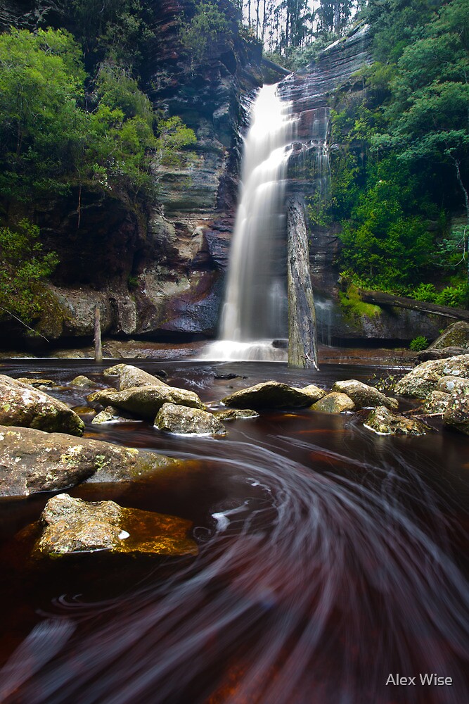 "Snug Falls, Tasmania" by Alex Wise | Redbubble