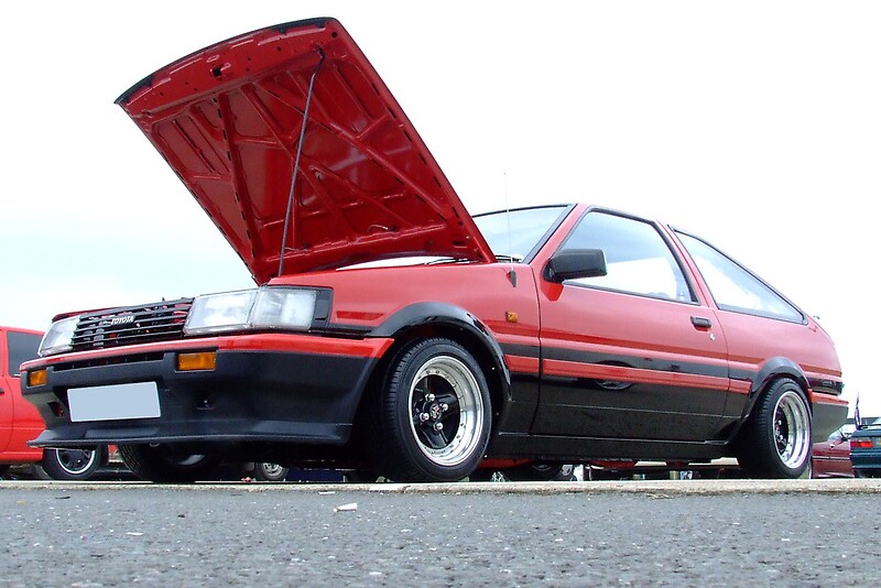 "Toyota AE86 Red" by cmercer | Redbubble