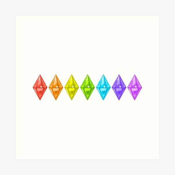 Plumbob Art Prints | Redbubble