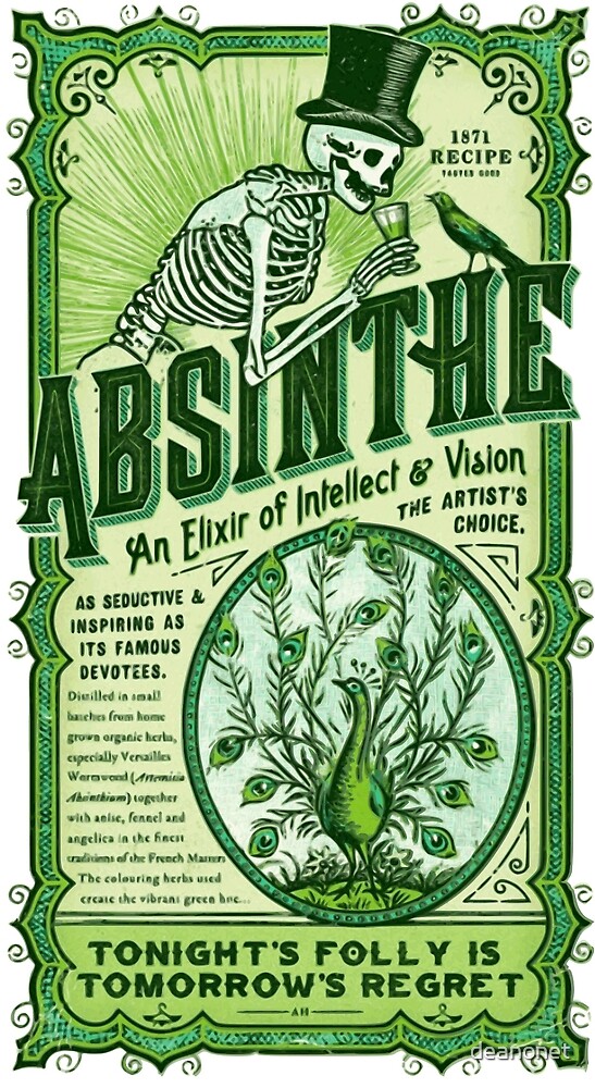 "Absinthe Classic" by deanonet | Redbubble