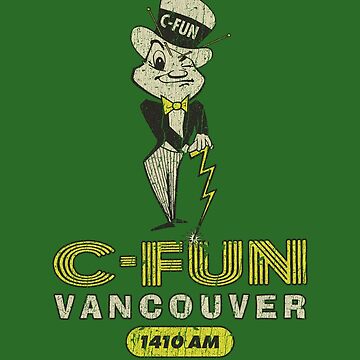 "C-FUN Radio Vancouver 1410 AM" Sticker for Sale by jacobcdietz | Redbubble