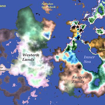 "Map of Earthsea" Photographic Print for Sale by AlienVisitor | Redbubble