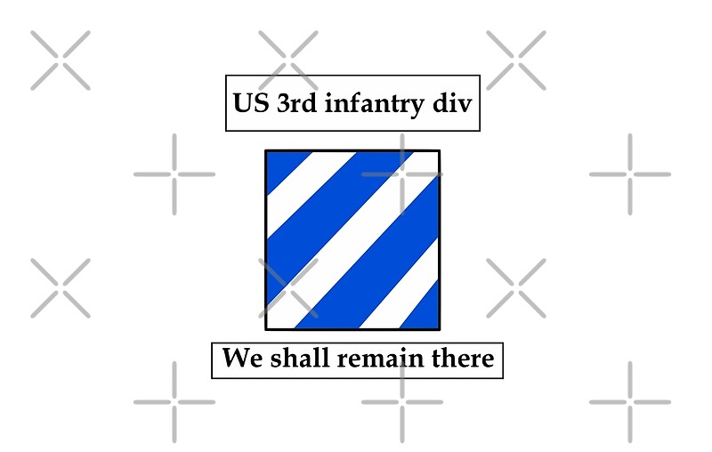 "US 3rd infantry div" by BricksofHistory | Redbubble