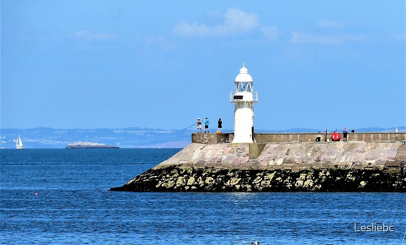 "Lighthouse in Brixham Harbour, Devon" by Lesliebc | Redbubble