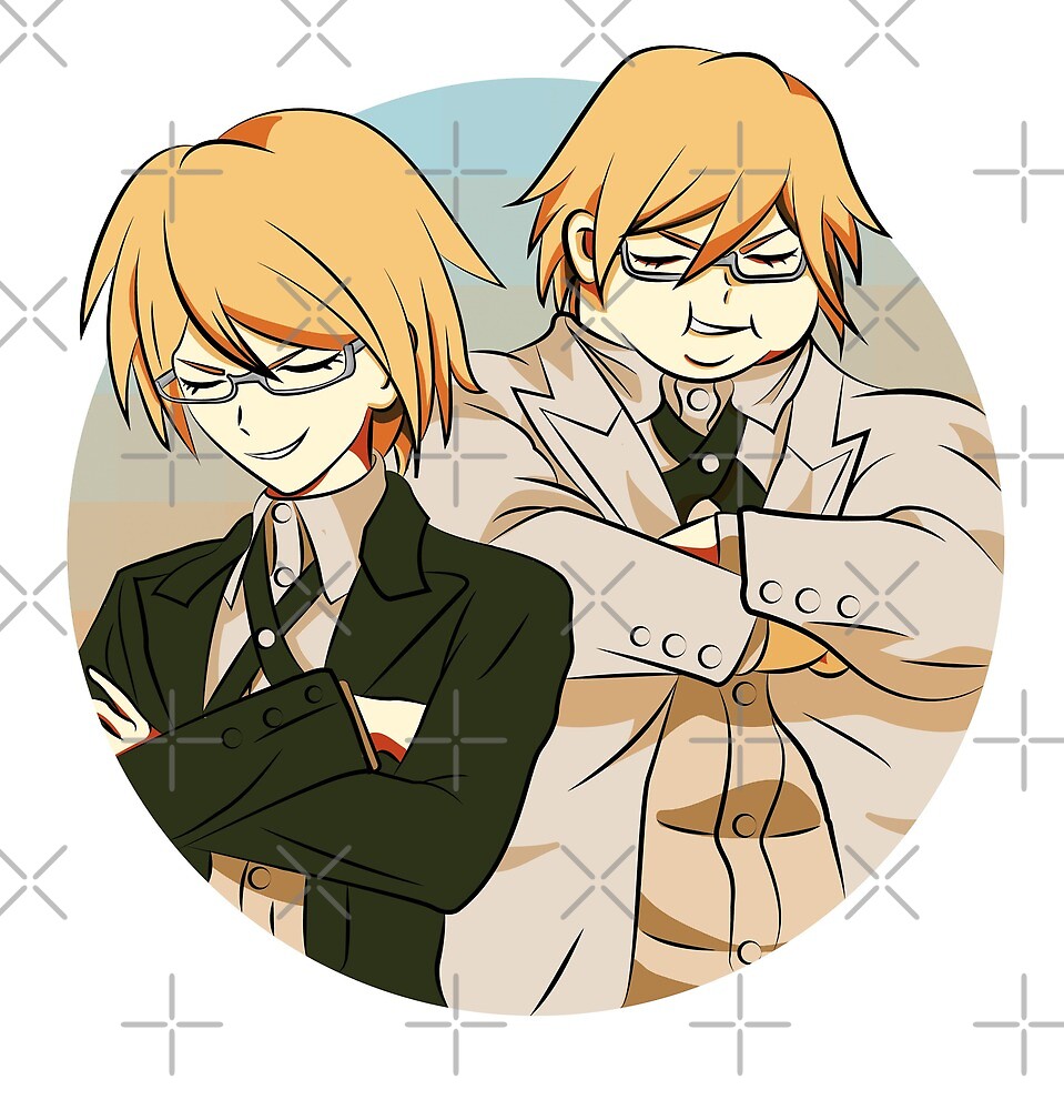 "Byakuya Togami & The Ultimate Imposter" by trashcannie | Redbubble