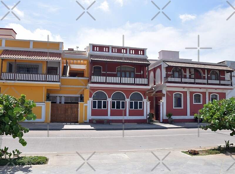 "Colorful Houses - French Colony, Pondicherry, India" by SigmaFox ...
