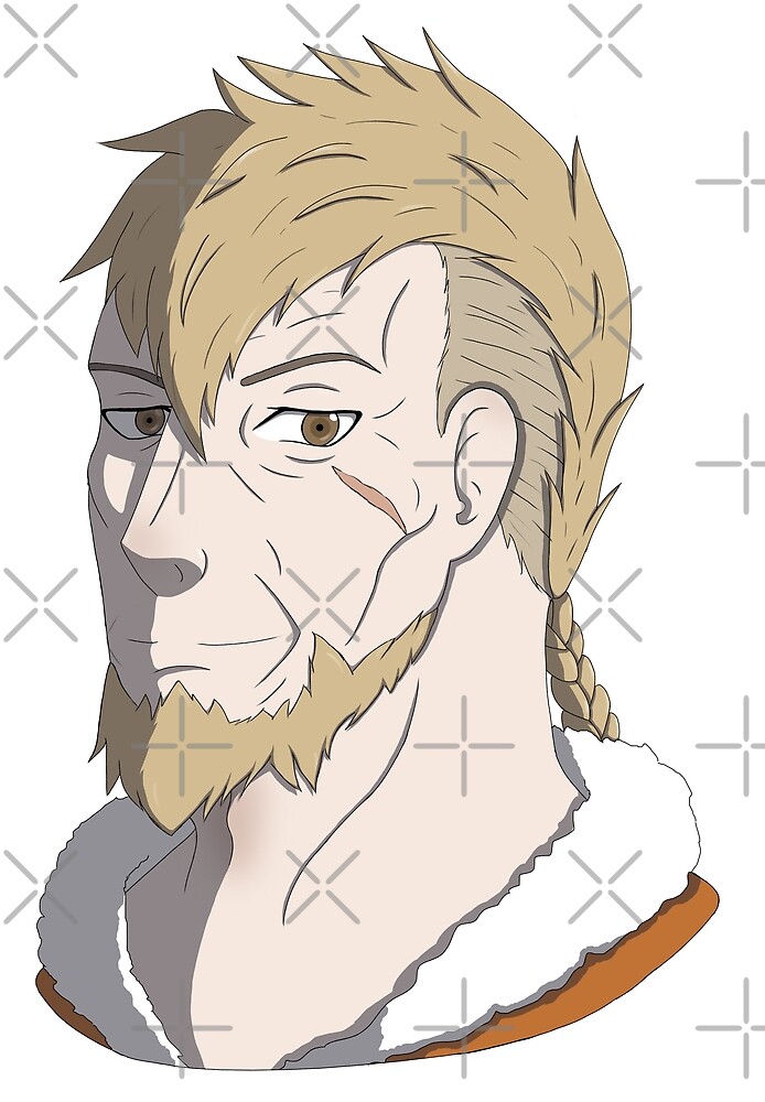 "Jeralt Headshot (Fire Emblem: Three Houses)" by nyghtingaleart | Redbubble