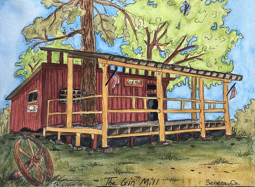 "The Old Gin Mill, Seneca California" by kg6uhj | Redbubble