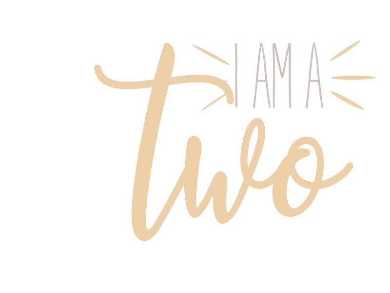 "I am a two " by adi may | Redbubble