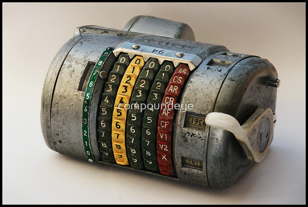 "Almex Type 'A' Ticket Machine" by compoundeye | Redbubble