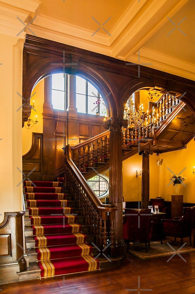 "Wyck Hill House Hotel staircase" by John Morris | Redbubble