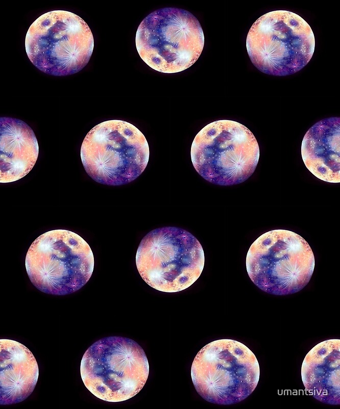 "Full moon Pattern" by umantsiva | Redbubble