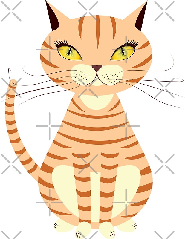 "Red Cat" by AnnArtshock | Redbubble