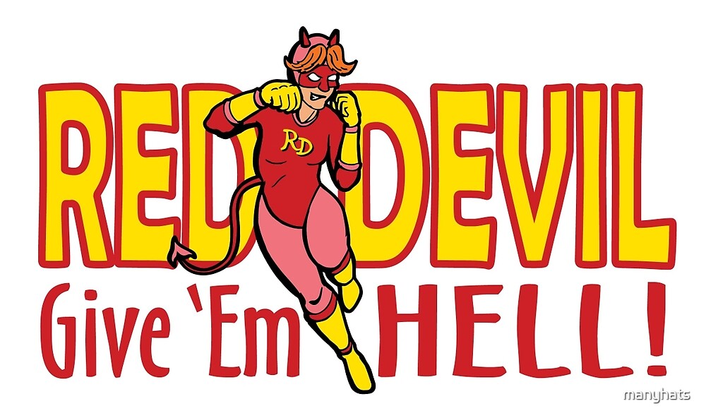 "Red Devil: The Chemo Superhero" by manyhats | Redbubble