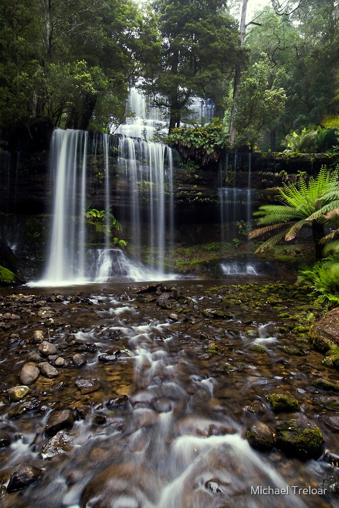 " Russell Falls, Tasmania" by Michael Treloar | Redbubble