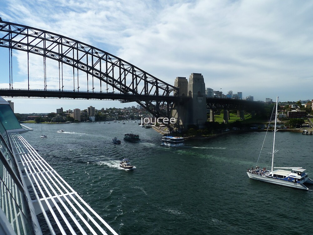 "Going Under The Sydney Harbour Bridge" by joycee | Redbubble