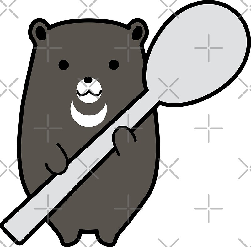 "ORIGINAL Tsuki-no-wa-guma-chan(hungry bear)" by cham-mera | Redbubble