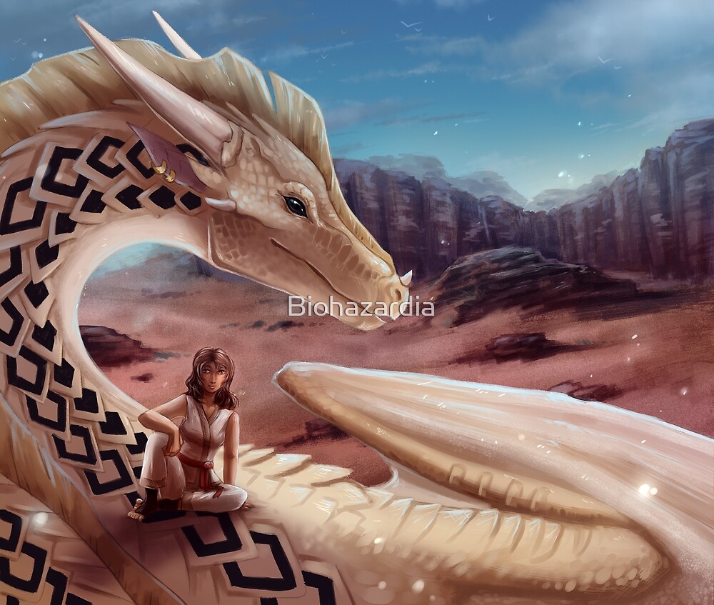 "Wings of Fire - Prince Smolder and Flower (Rose) " by Biohazardia ...