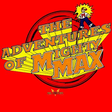 "Mighty Max Retro Cartoon" Sticker by mr-jerichotv | Redbubble