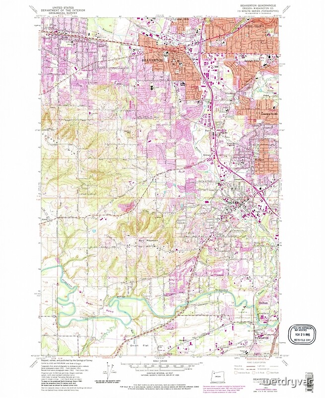 Beaverton Oregon Zip Code Map - Map