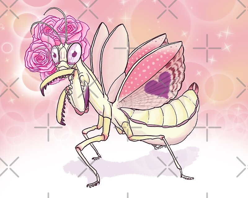 "Shoujo Manga Mantis" by Al Neun | Redbubble