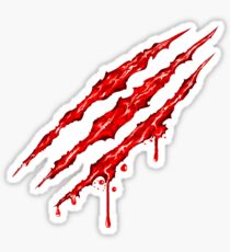 Claw Marks Stickers | Redbubble