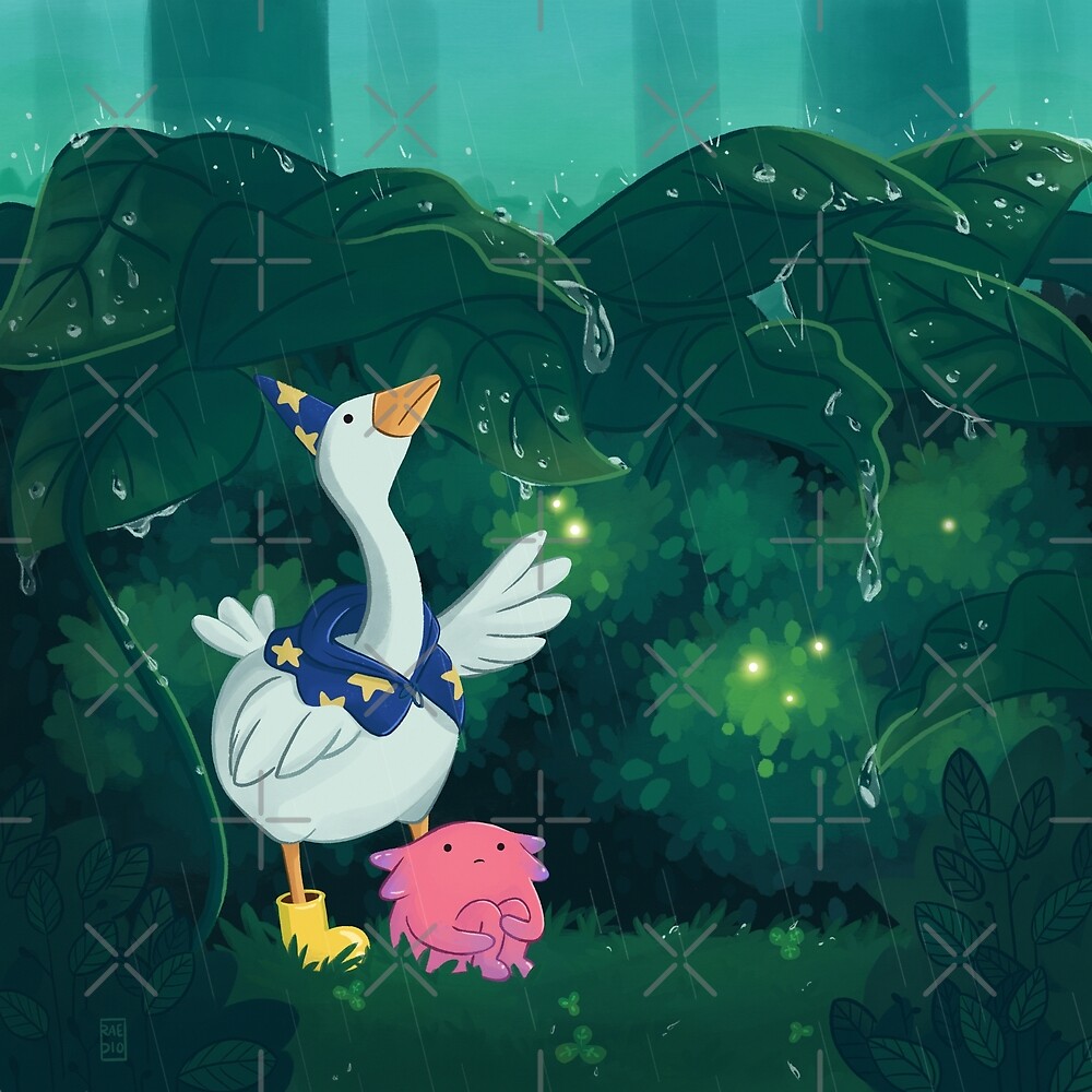 "Rainy Goose Wizard" by raediocloud | Redbubble