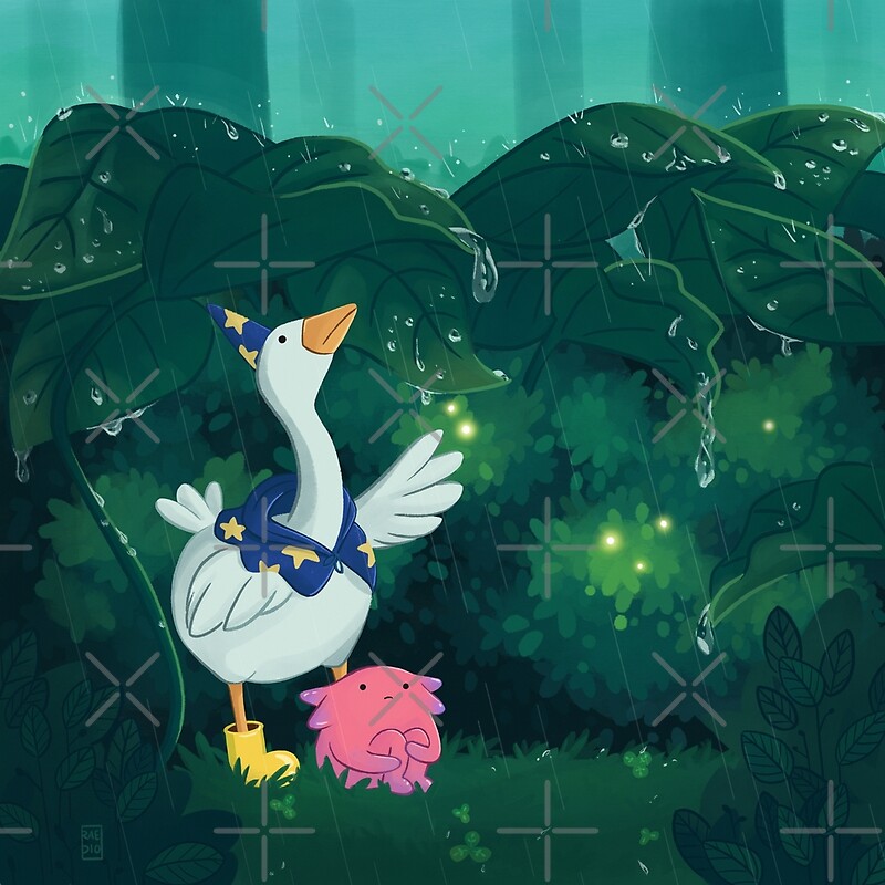 "Rainy Goose Wizard" by raediocloud | Redbubble