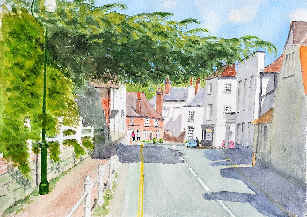 "Cuckfield High Street" by HurstPainters | Redbubble