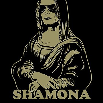 "Shamona Lisa" Essential T-Shirt for Sale by Yipptee Shirts | Redbubble